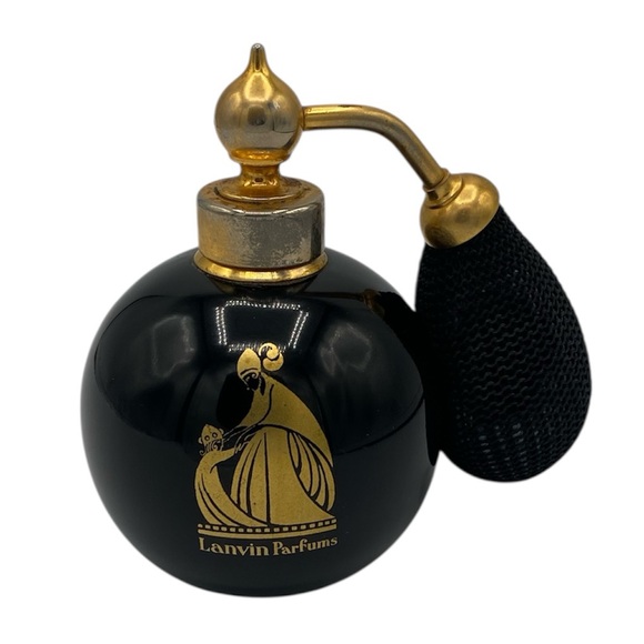 Lanvin | Bath & Body | Vintage Lanvin Black Gold Art Deco Empty Perfume ...